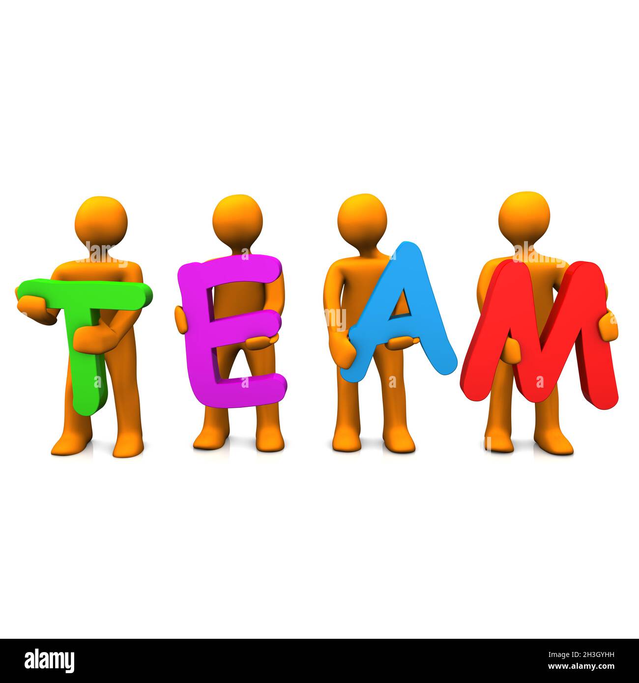 Team help Cut Out Stock Images & Pictures - Alamy