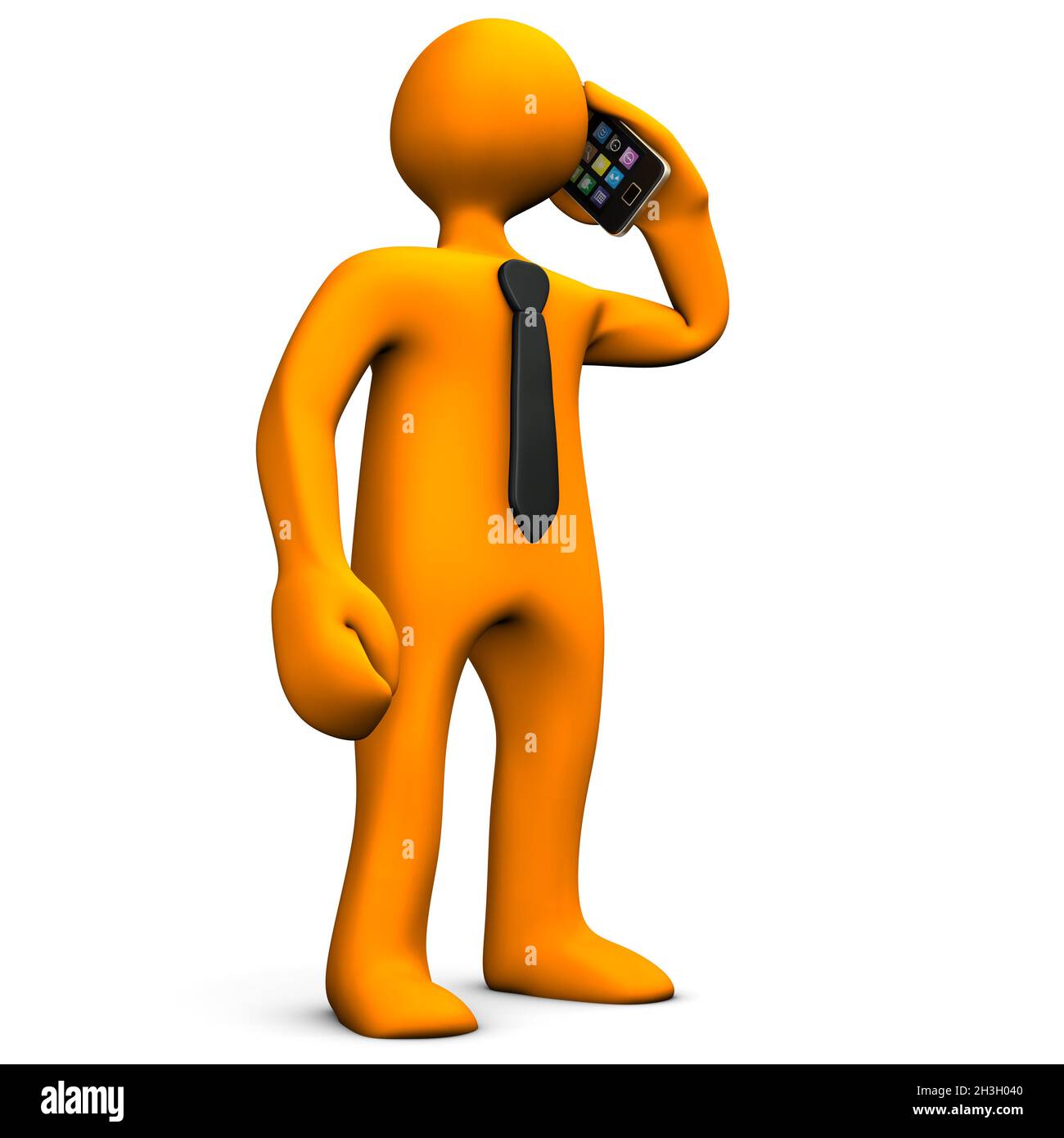 Phone call person Cut Out Stock Images & Pictures - Alamy