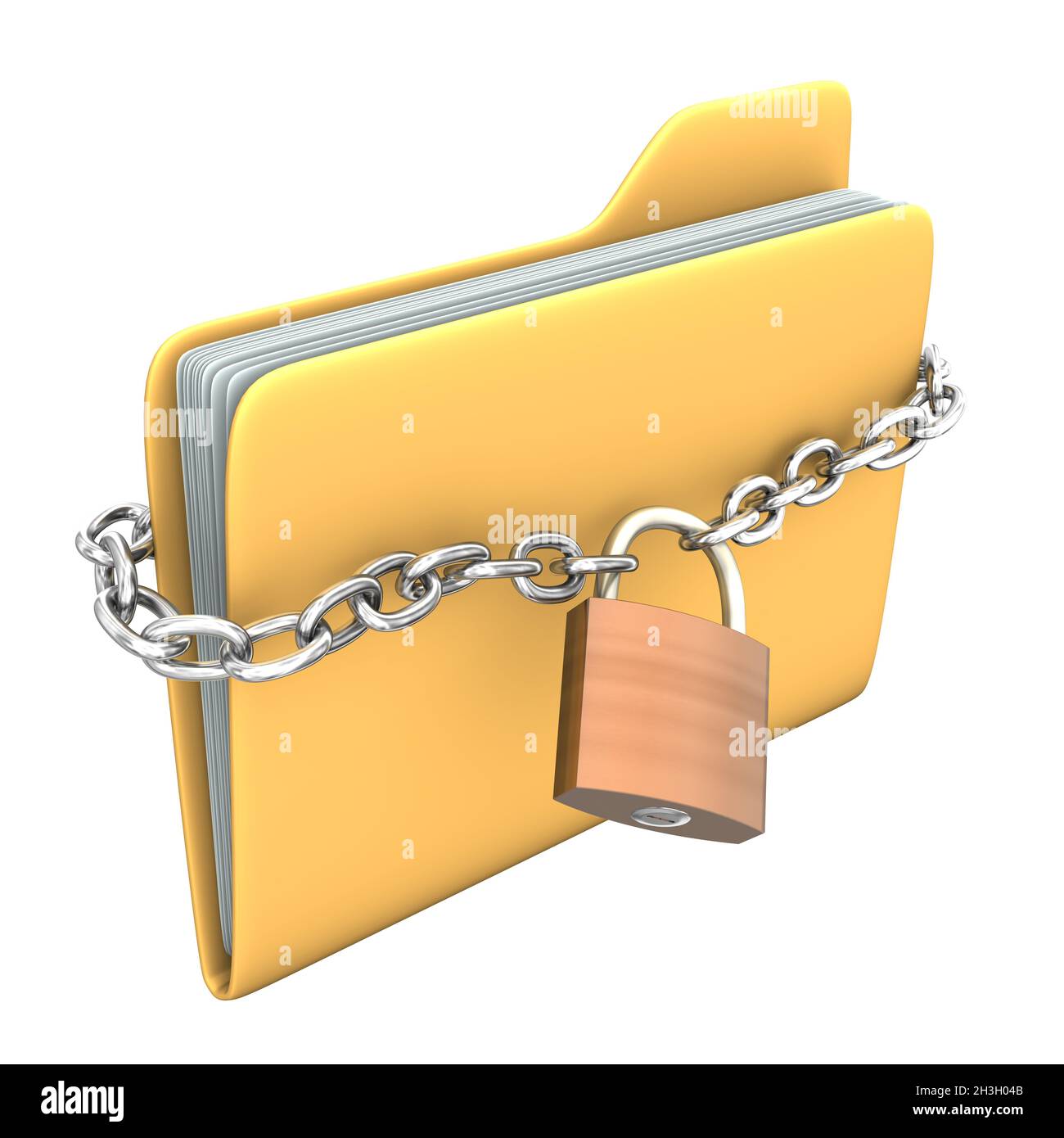 Locked folder icon hi-res stock photography and images - Alamy