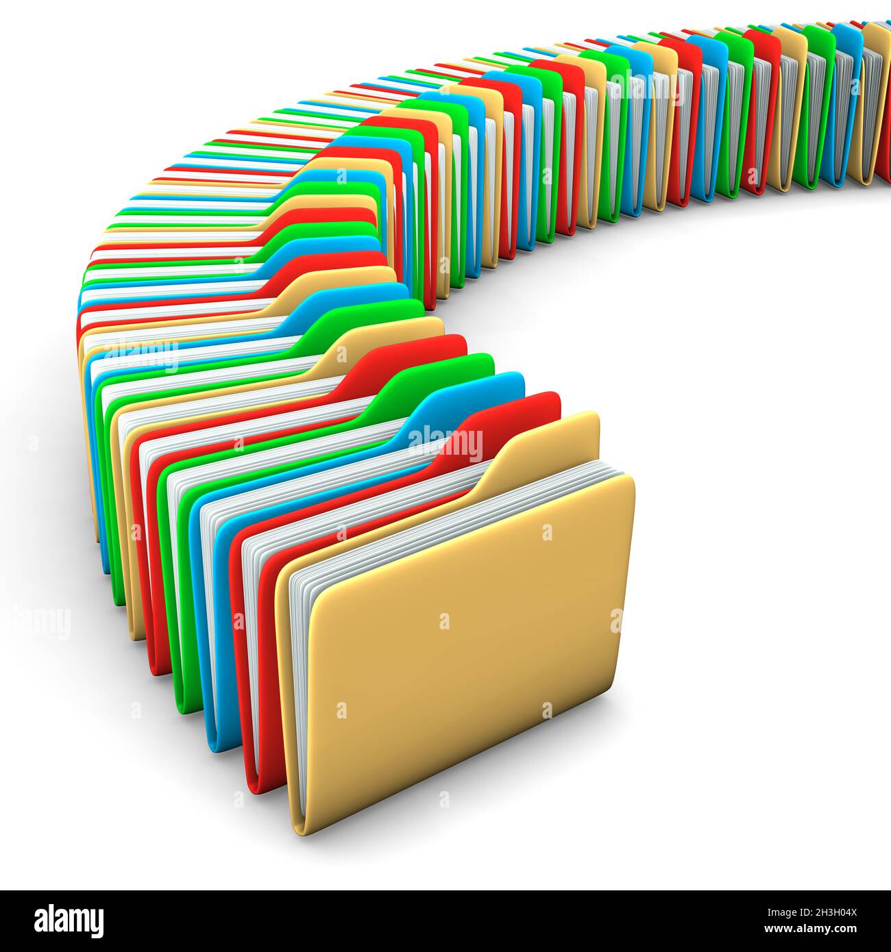 Cartoon folders hi-res stock photography and images - Alamy