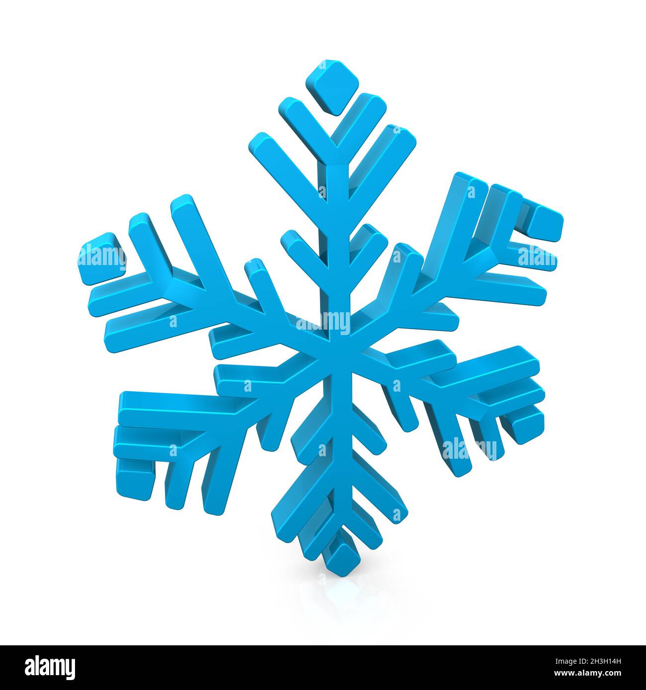 Blue snowflake hi-res stock photography and images - Alamy