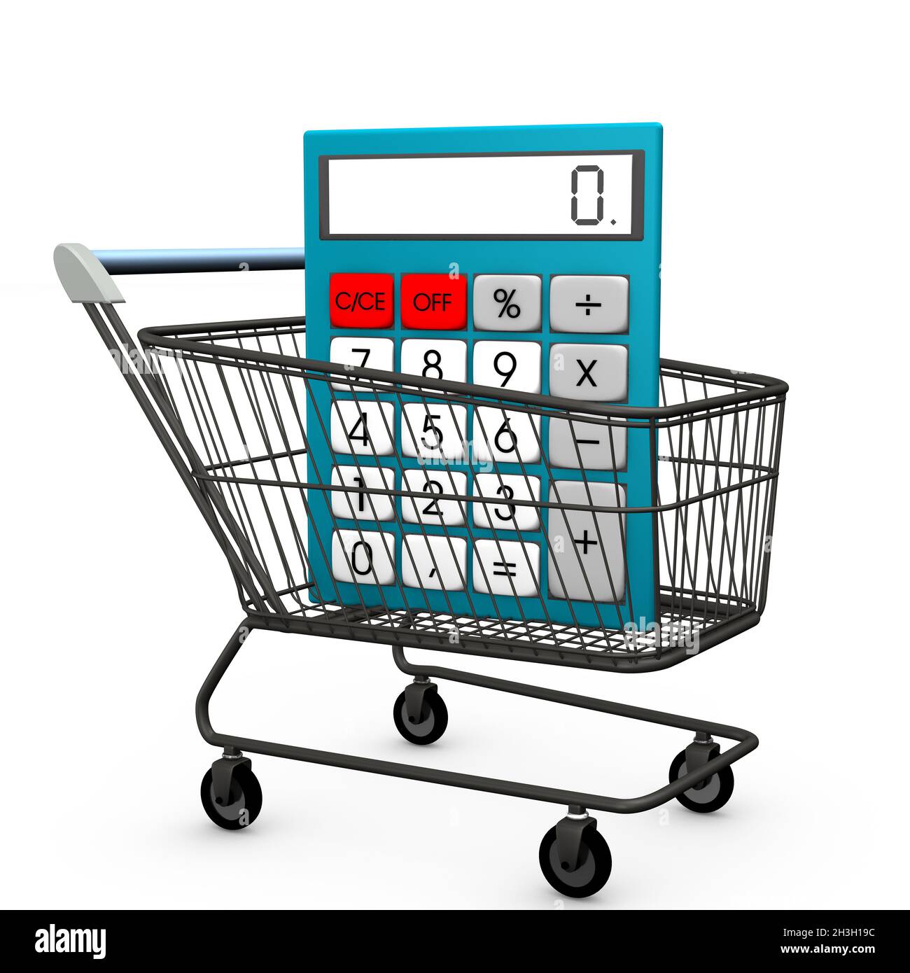Shopping calculator hi-res stock photography and images - Alamy