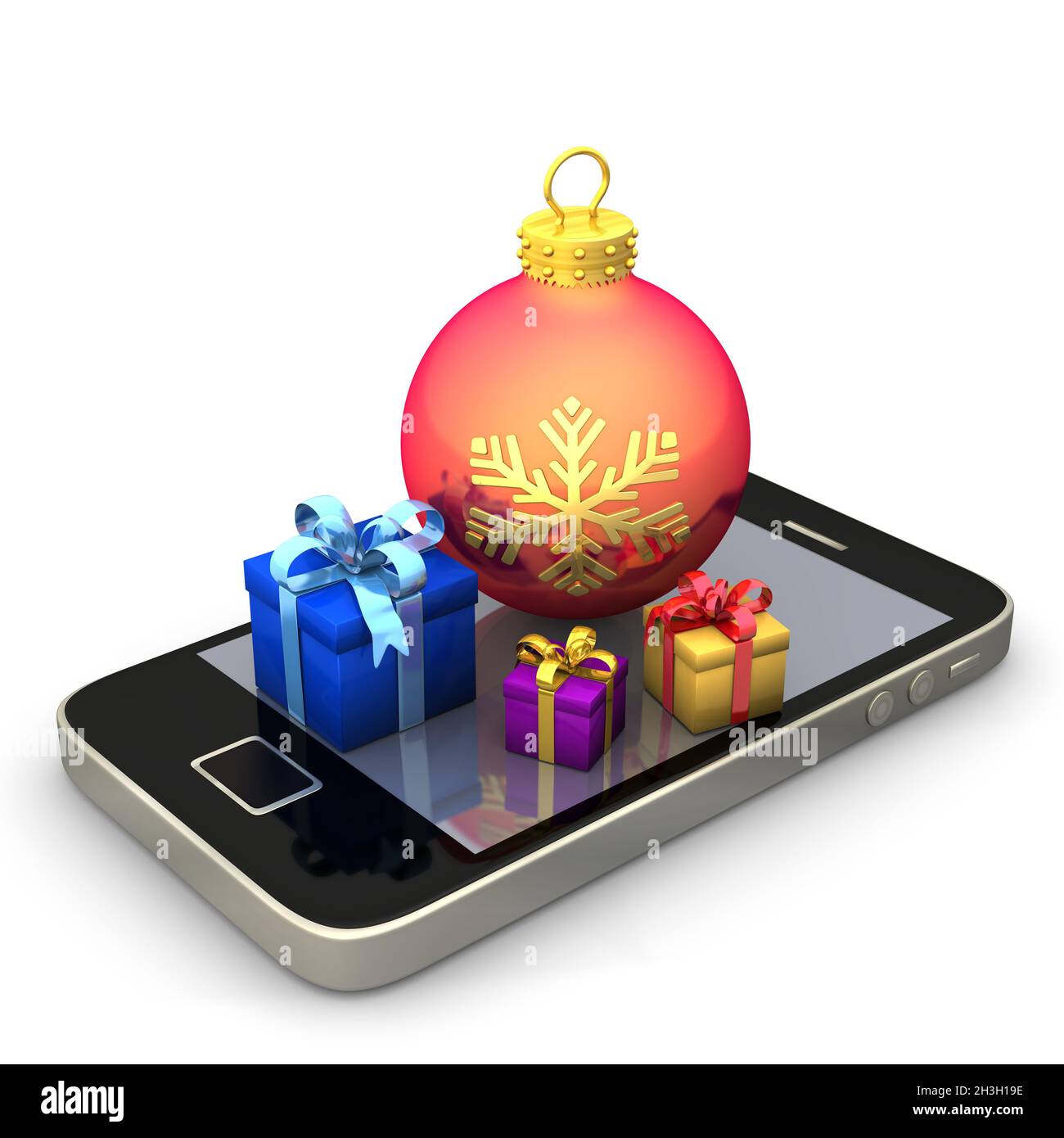 Carton box smartphone computer hi-res stock photography and images - Alamy