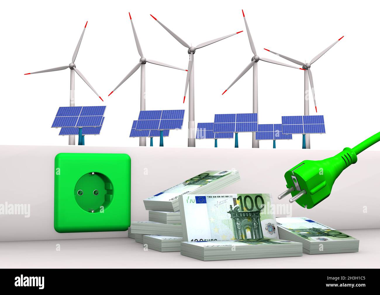 Expensive Green Energy Stock Photo - Alamy