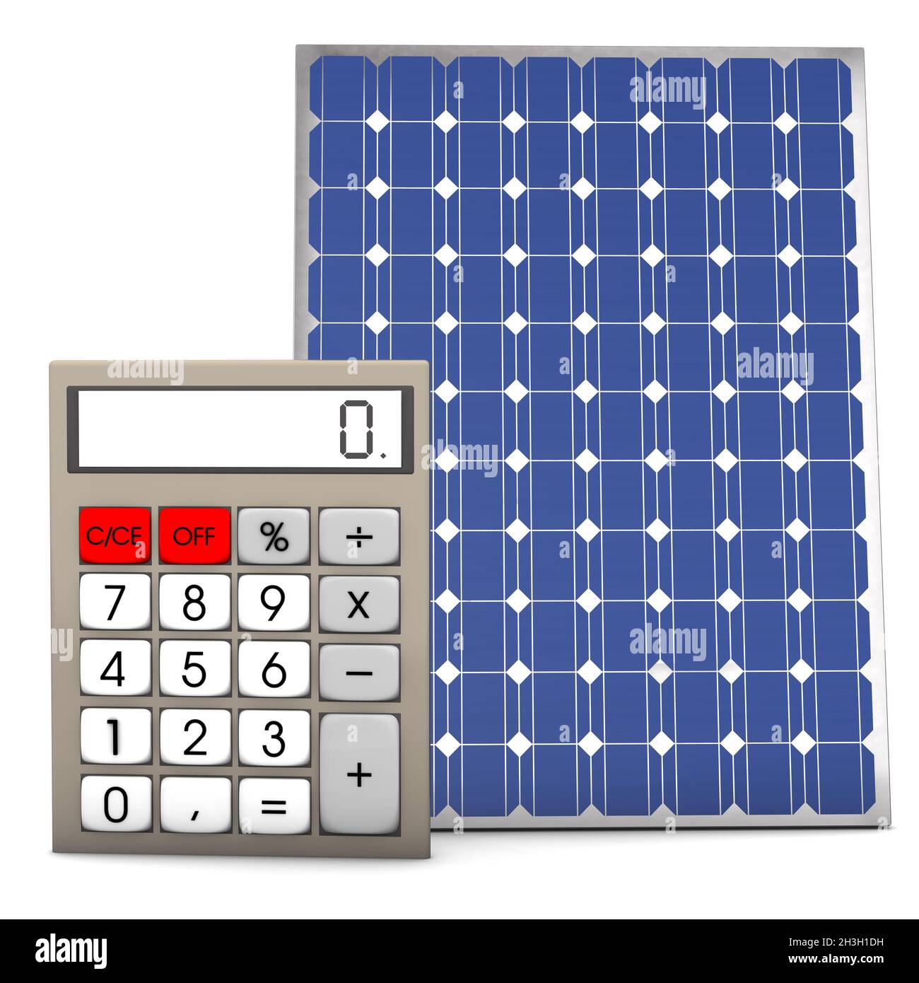Solar panel calculator hi-res stock photography and images - Alamy