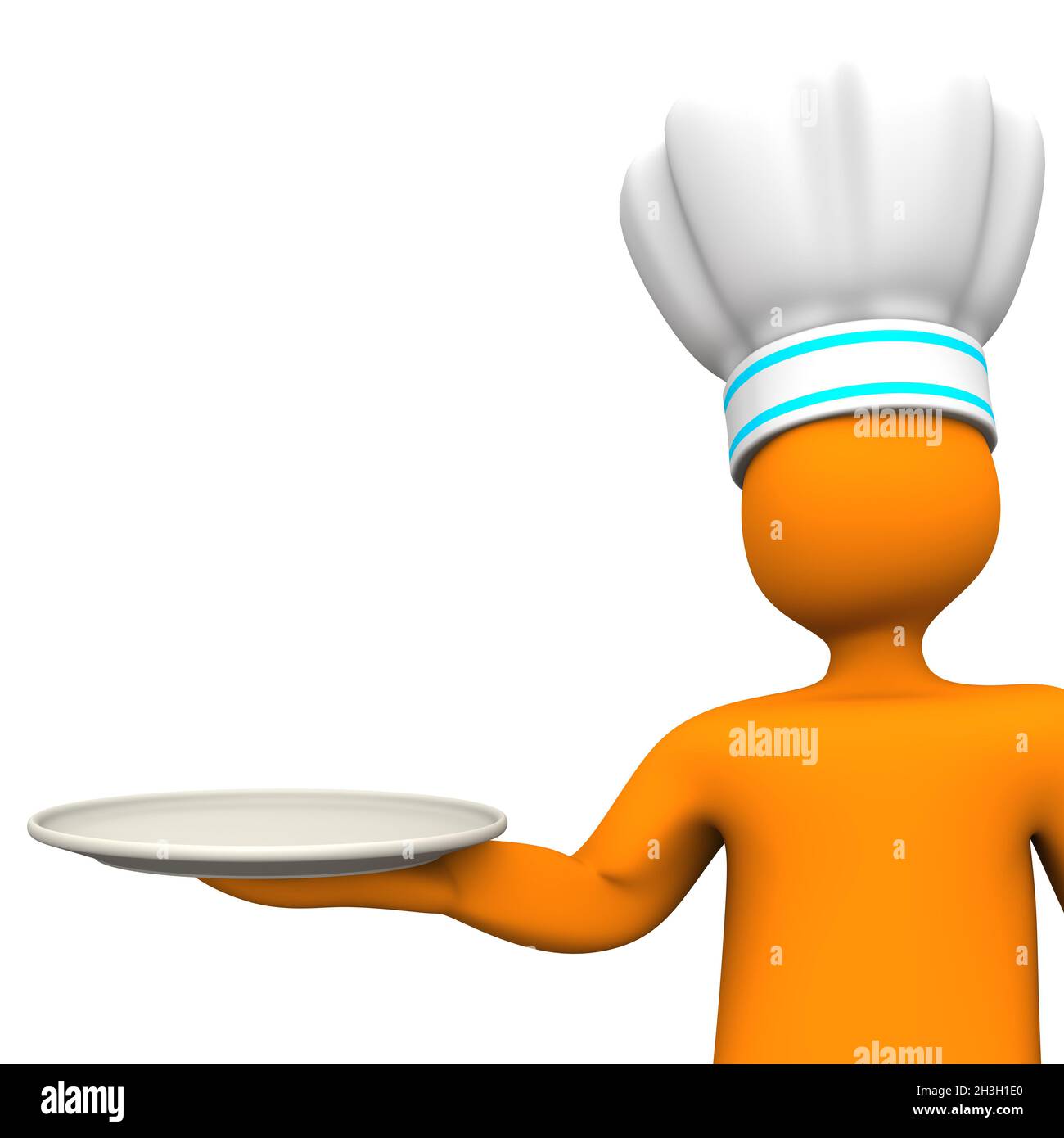 Cartoon empty plate hi-res stock photography and images - Alamy