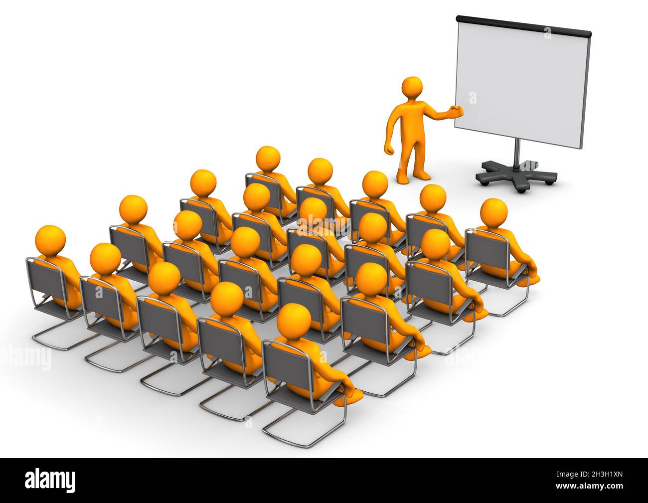 Group flip chart Cut Out Stock Images & Pictures - Alamy