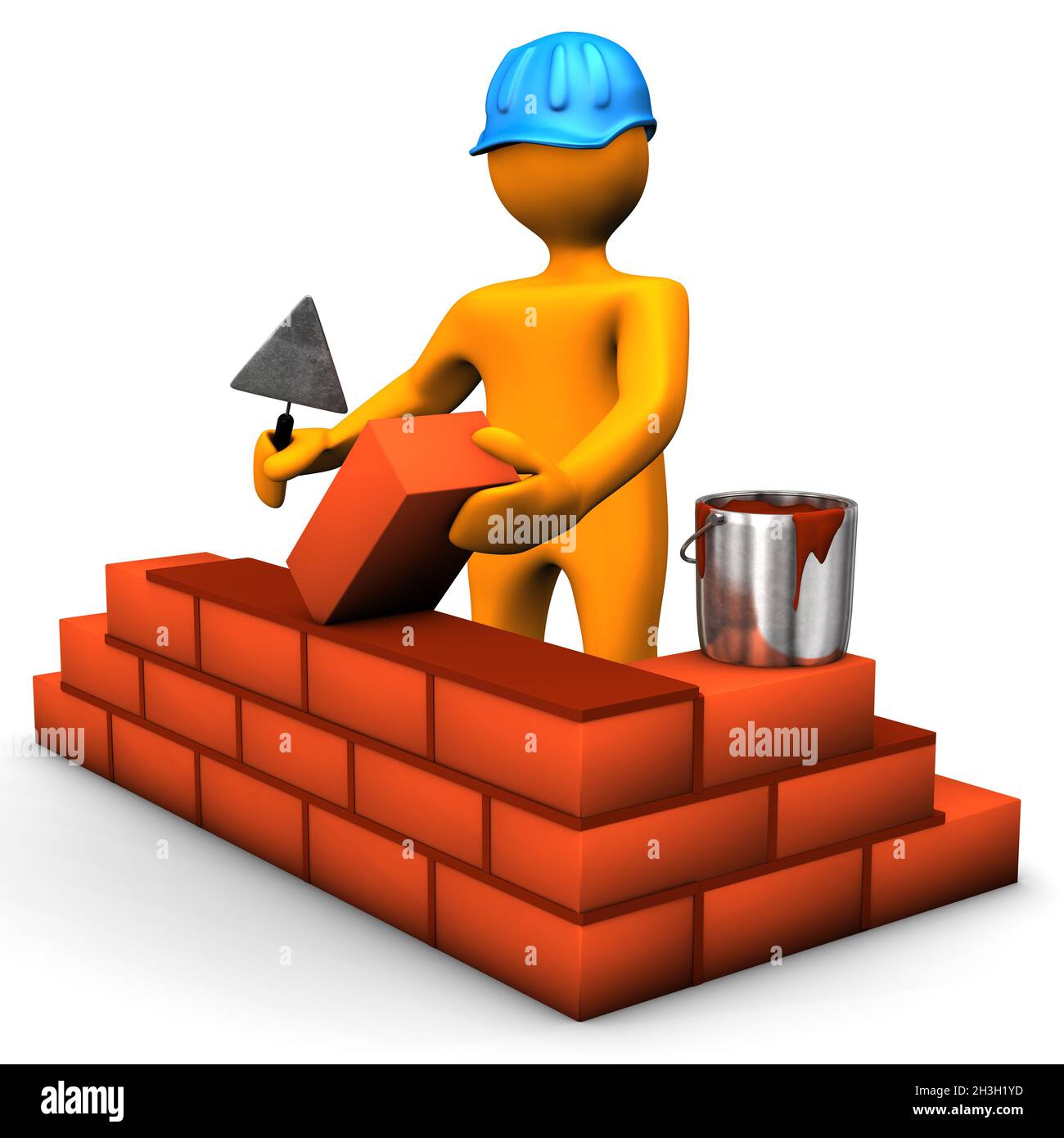 Building wall structure Cut Out Stock Images & Pictures - Alamy