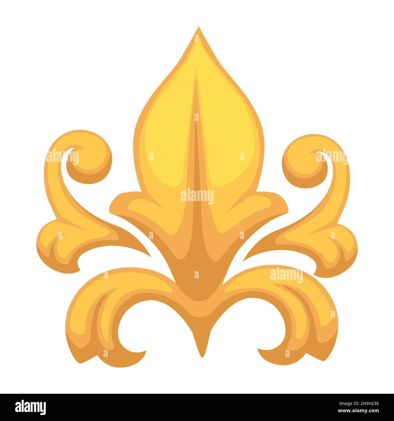 Baroque golden ancient royal Stock Vector Images - Alamy