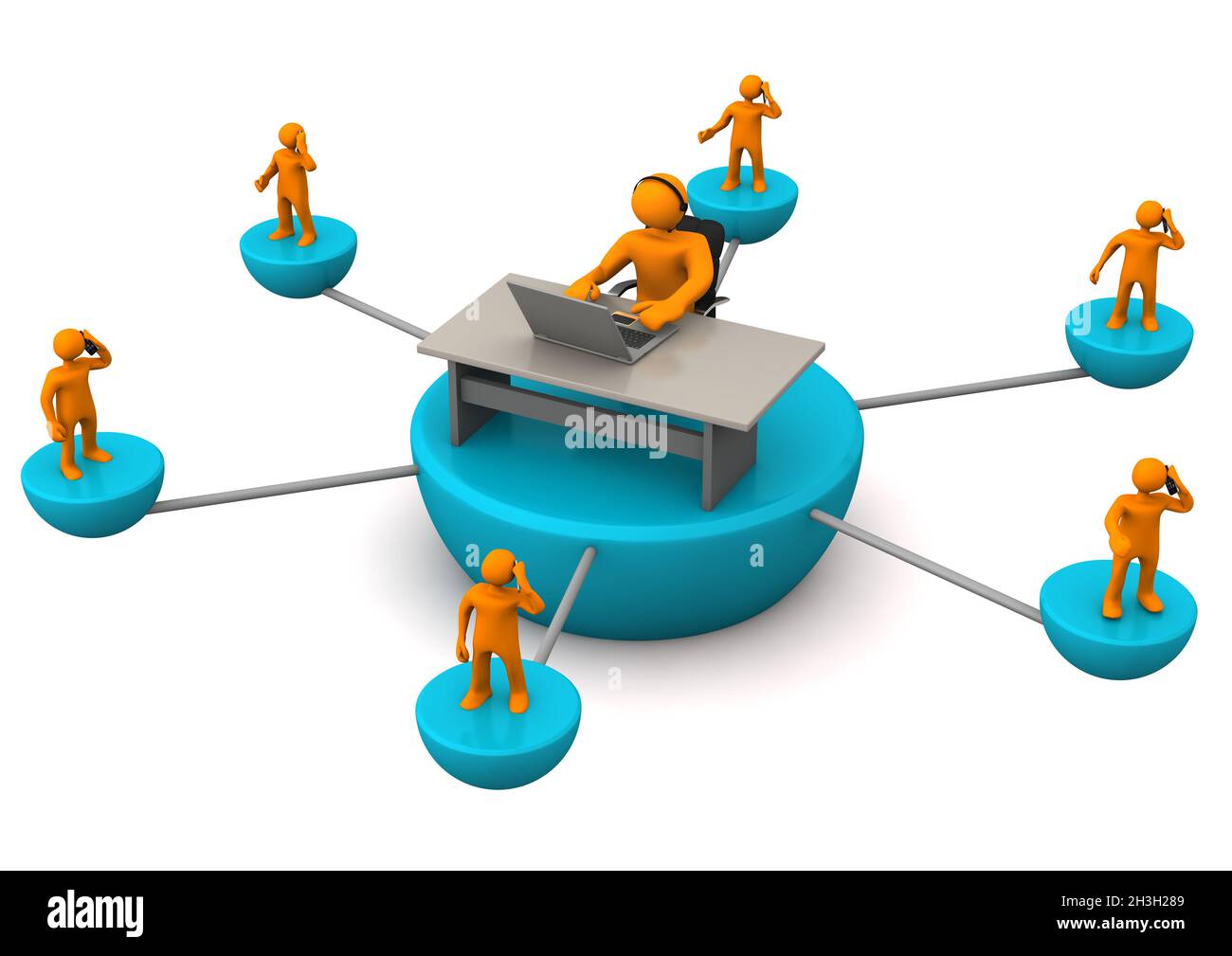 Call_center Cut Out Stock Images & Pictures - Alamy