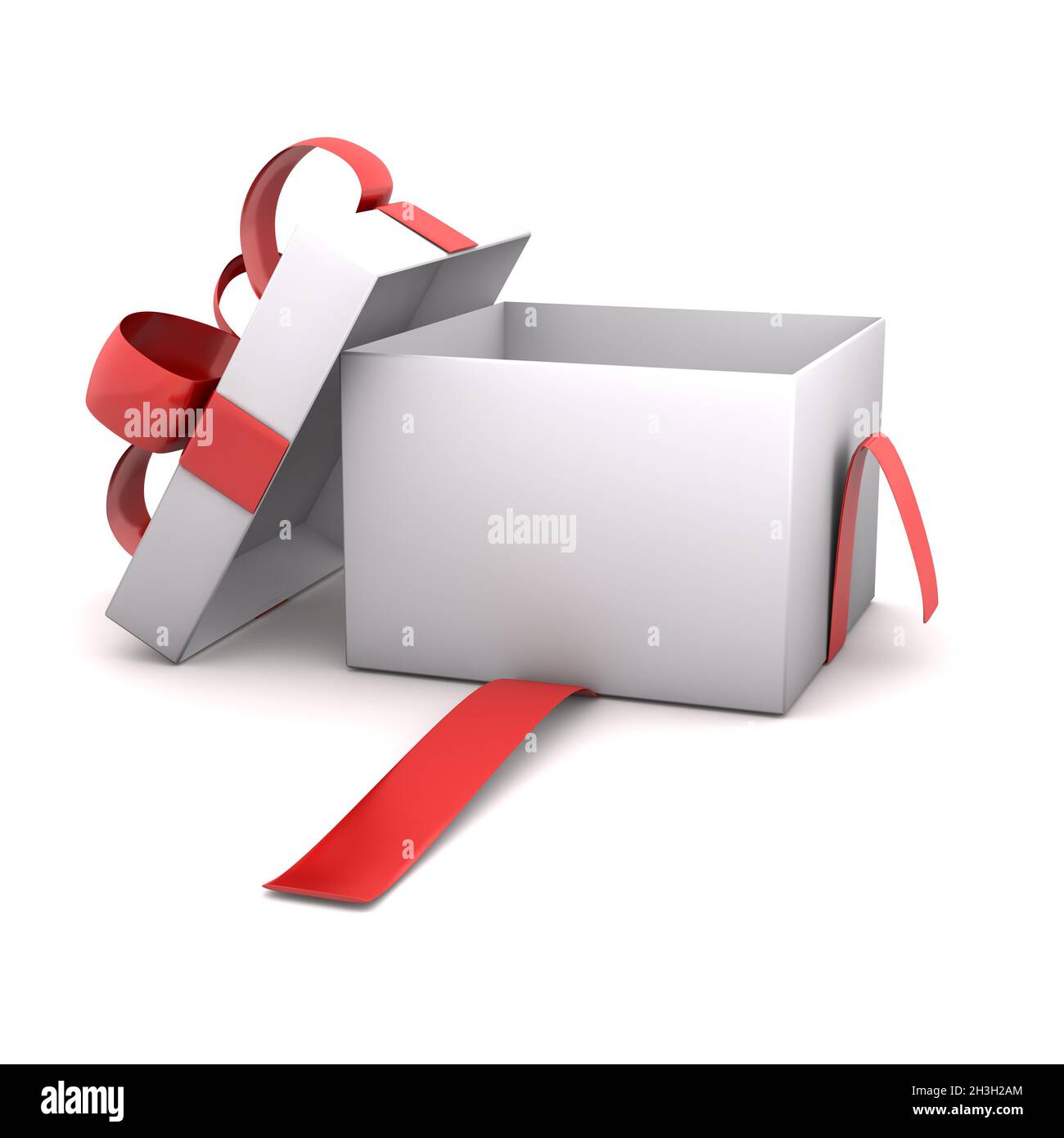 Empty Gift Carton Stock Photo - Alamy