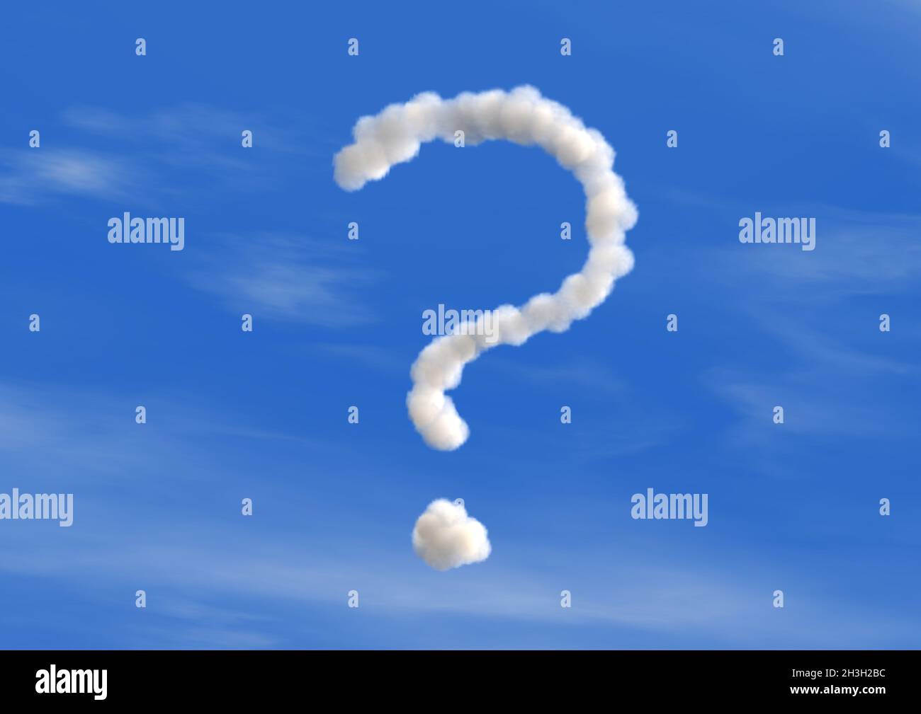 Clouds question mark hi-res stock photography and images - Alamy