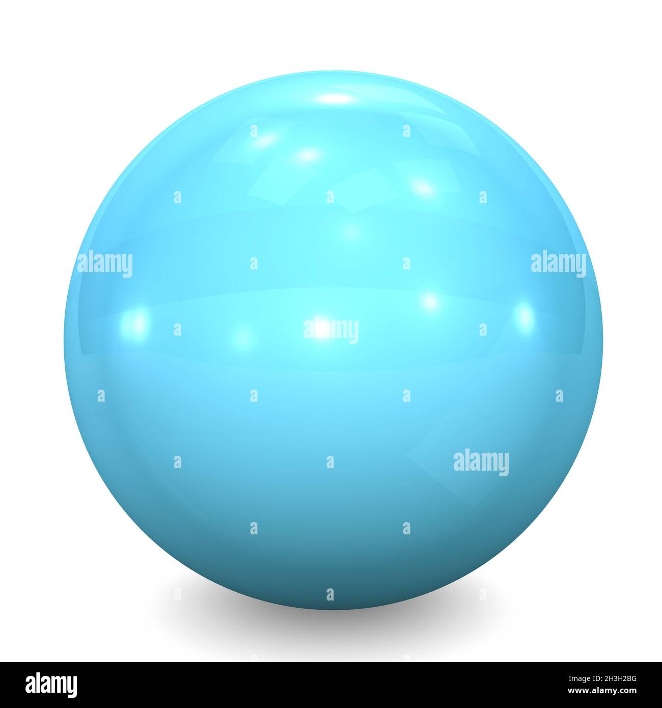 Blue Glass Ball Stock Photo - Alamy