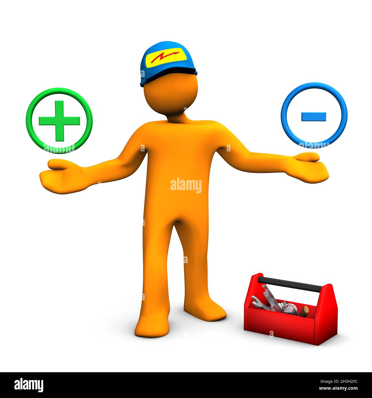 Plus And Minus Stock Photo - Alamy