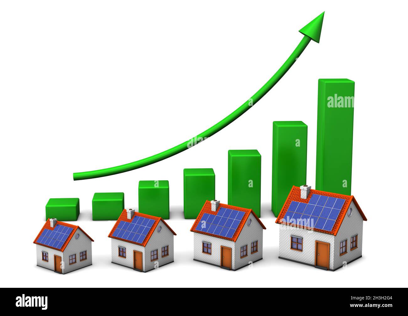 House Green Chart Stock Photo - Alamy