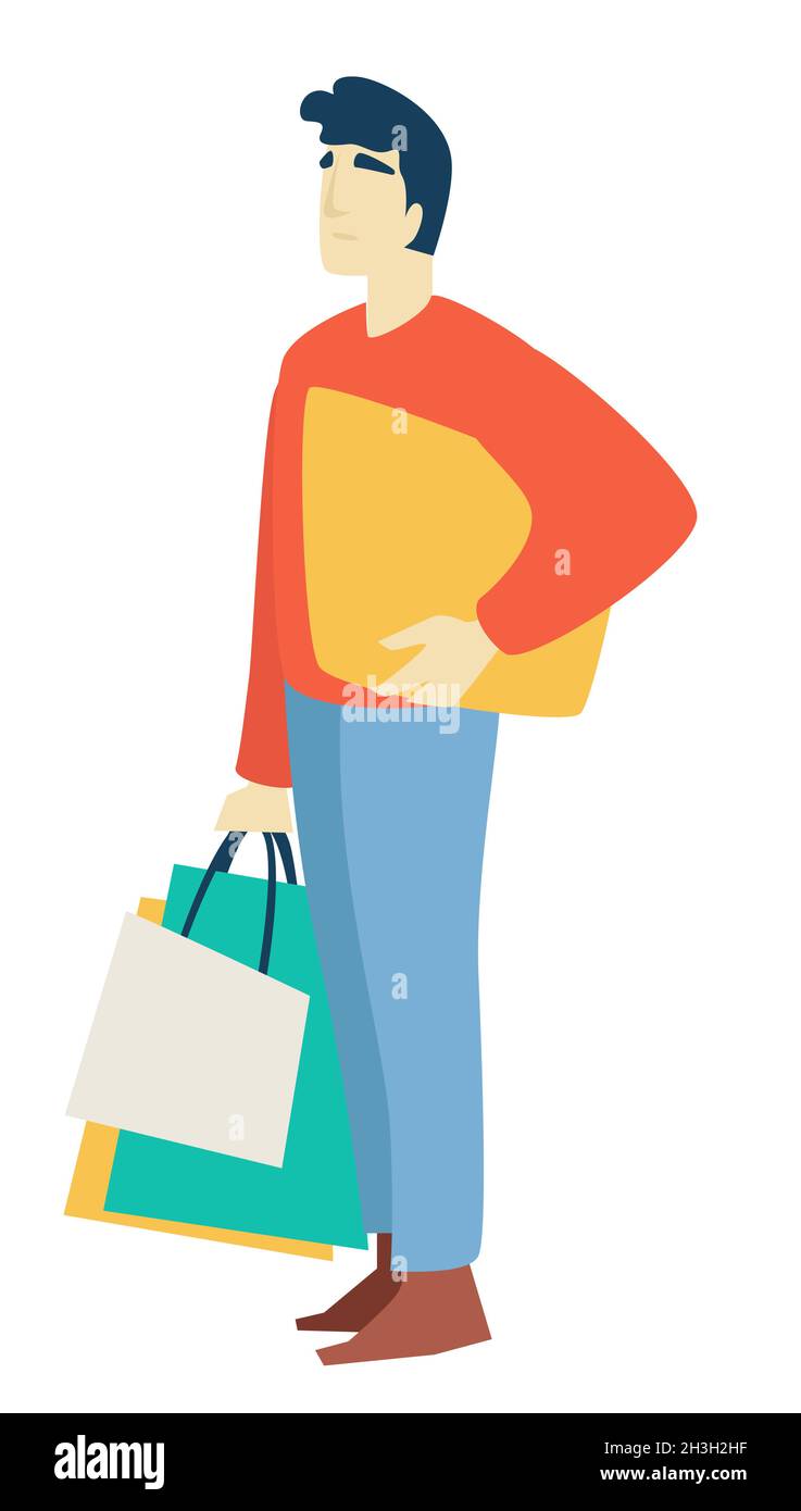 Shop store supermarket mall clothes buying Stock Vector Images - Alamy