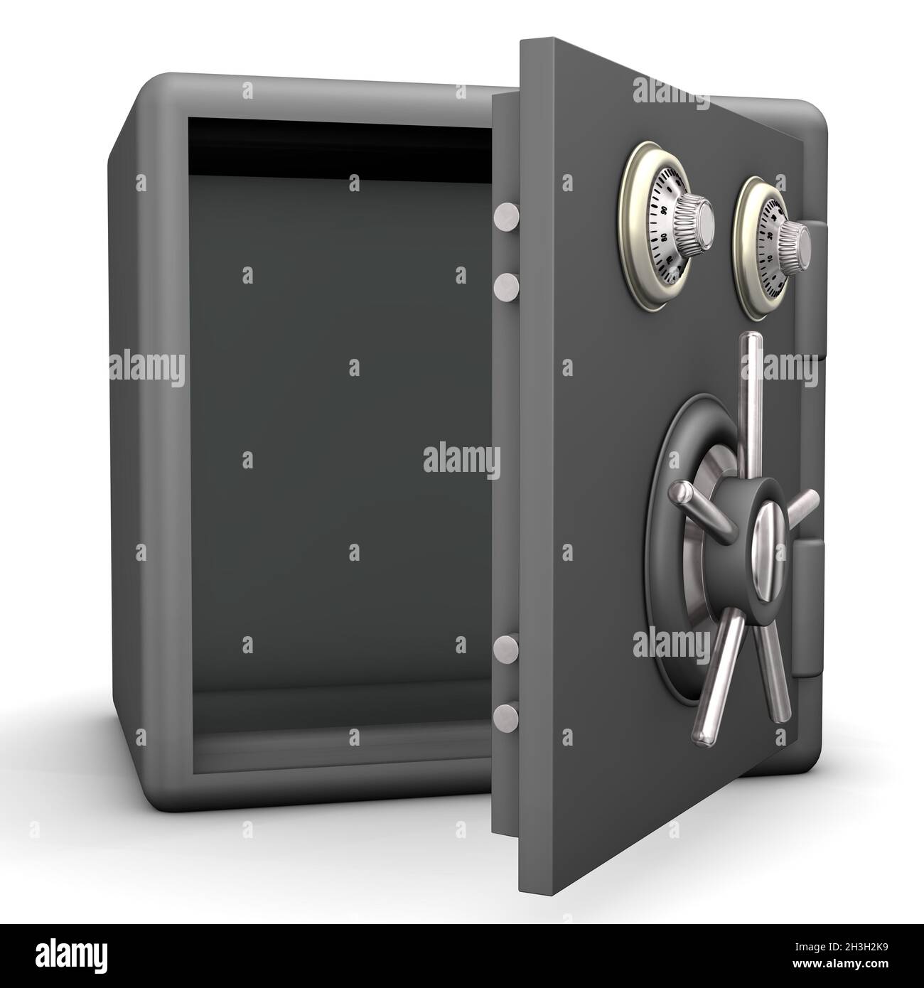 Empty bank safe Cut Out Stock Images & Pictures - Alamy