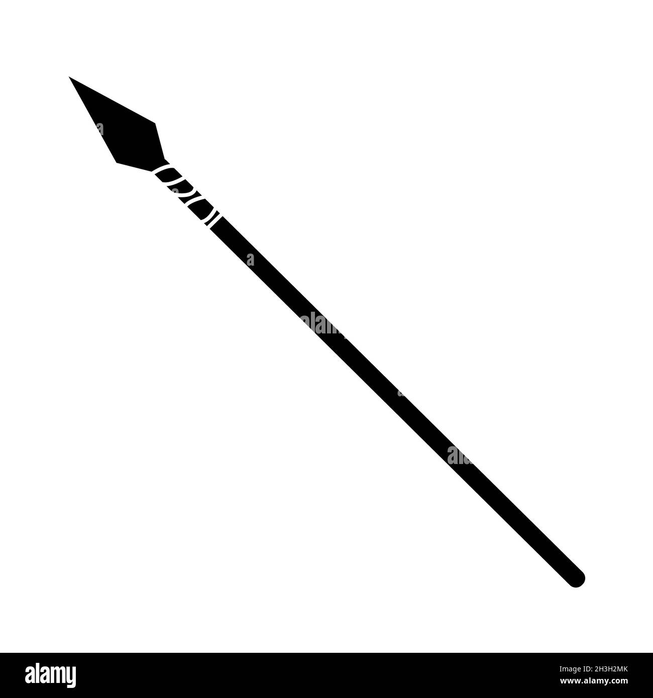 Spear logo design Cut Out Stock Images & Pictures - Alamy