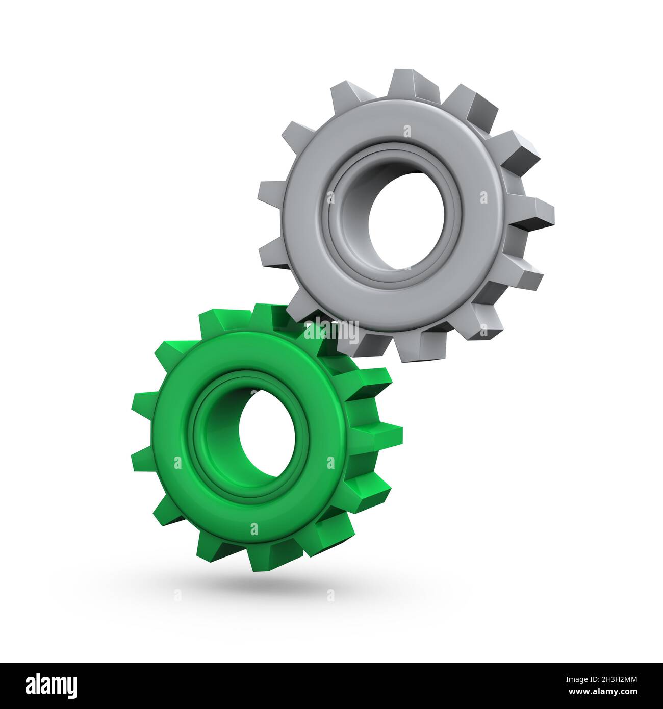 Green Grey Gears Stock Photo - Alamy