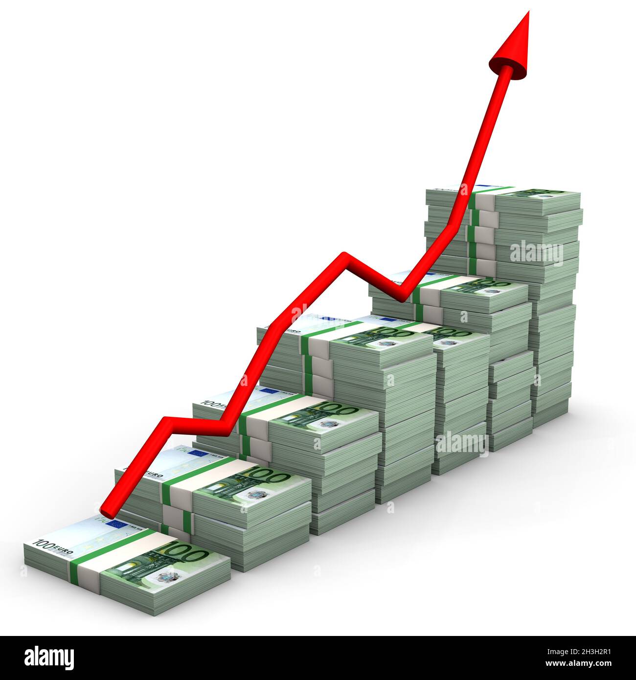 Money Euro Chart Stock Photo - Alamy