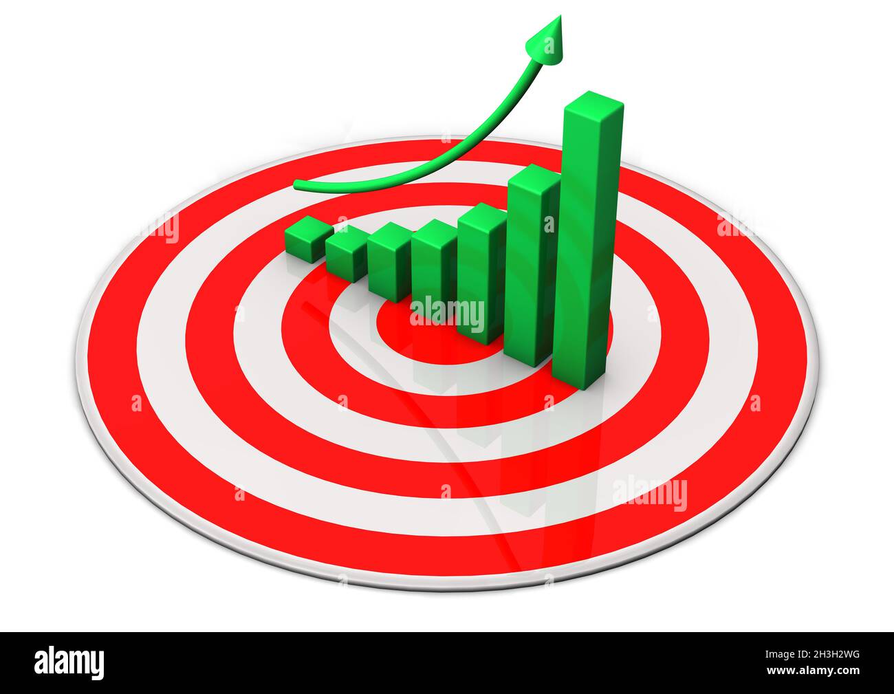 Green graph green chart hi-res stock photography and images - Alamy