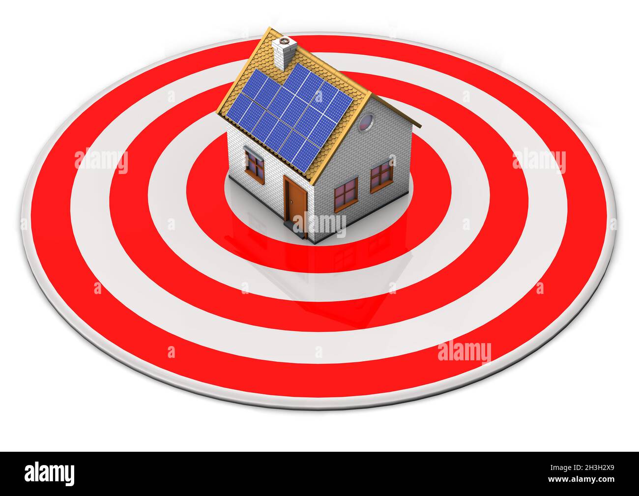 Target house illustration hi-res stock photography and images - Alamy