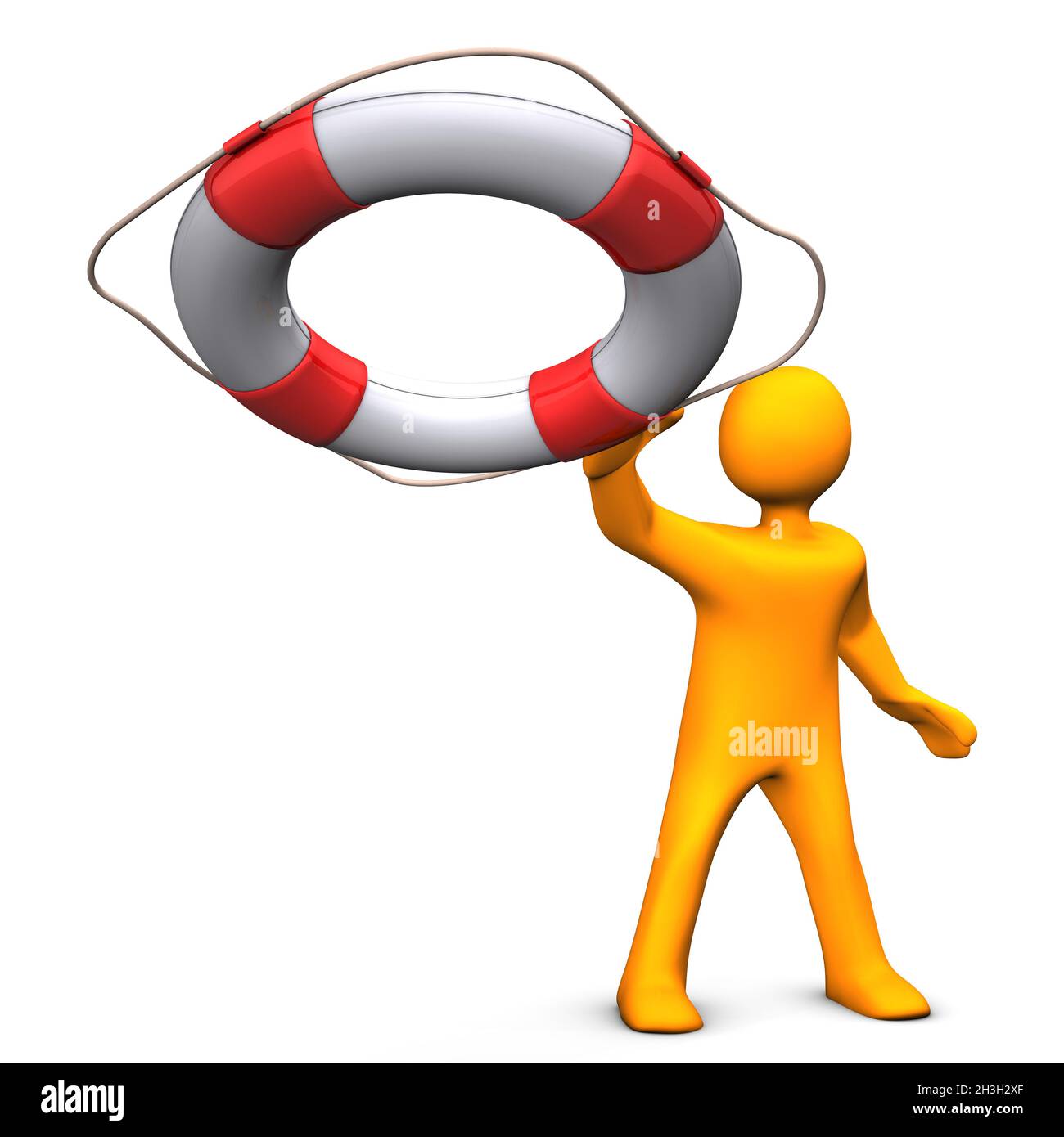 Cartoon lifesaver hi-res stock photography and images - Alamy