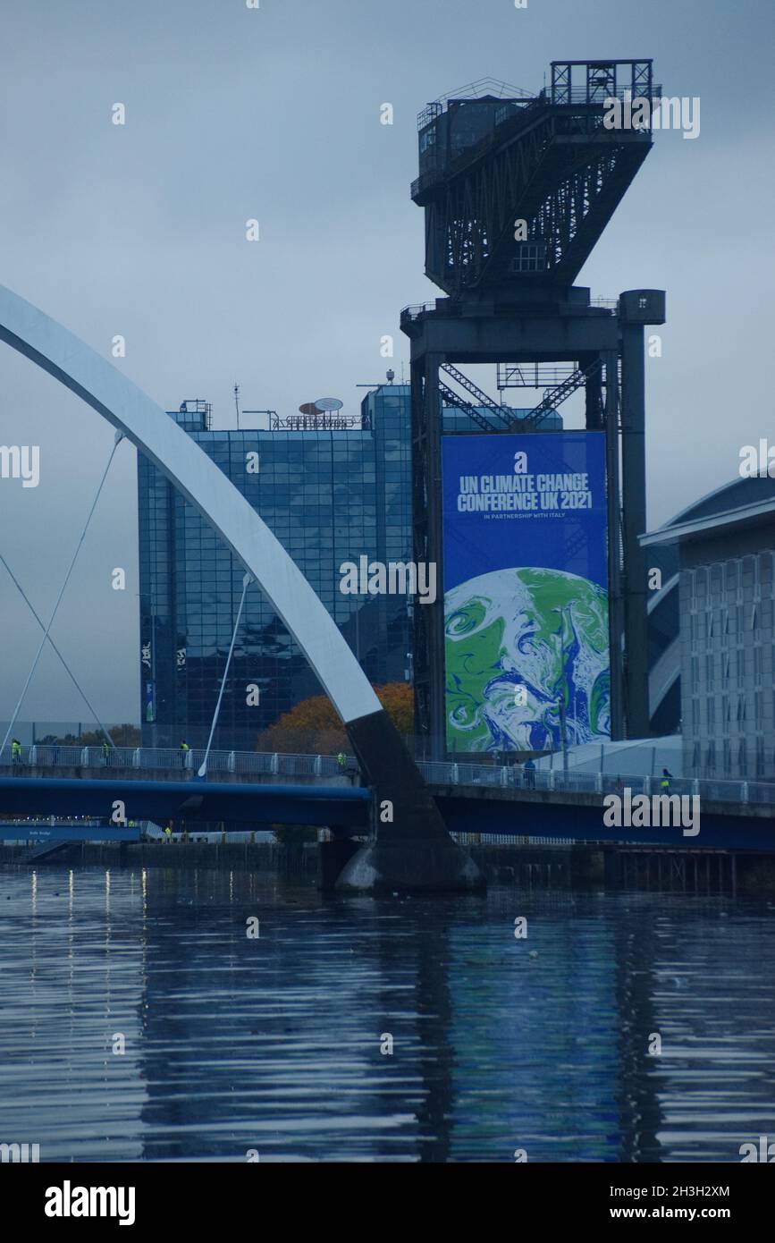 Glasgow COP 26 UN Climate Change campus Stock Photo - Alamy