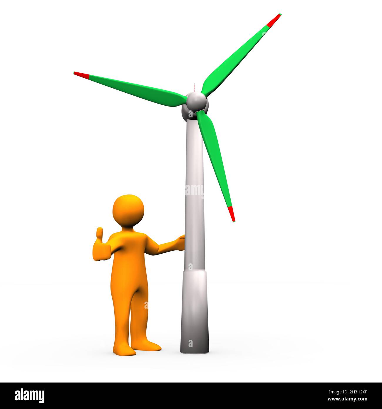 Industry electricity wind power Cut Out Stock Images & Pictures - Alamy