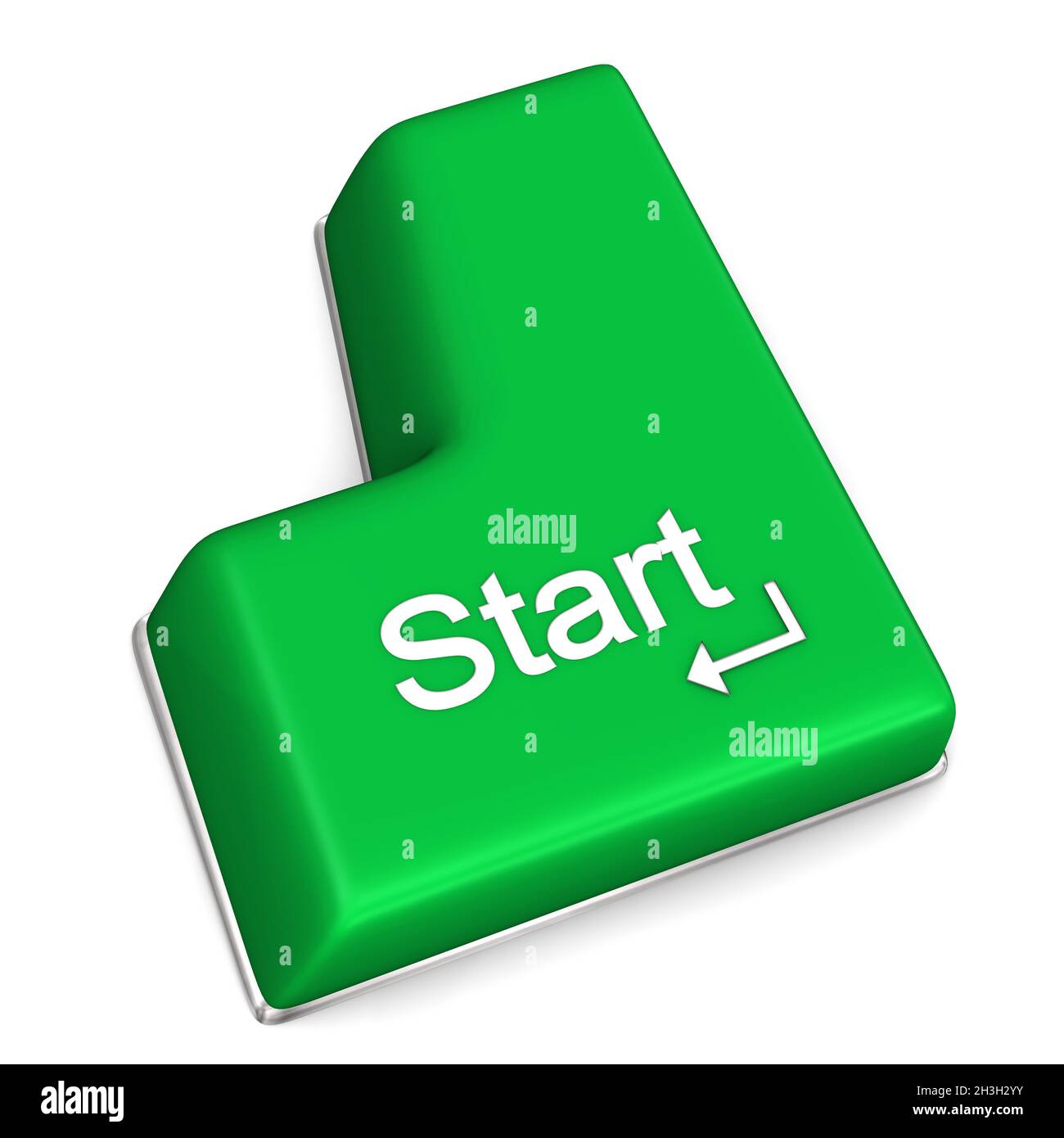 Start Enter Key Stock Photo - Alamy