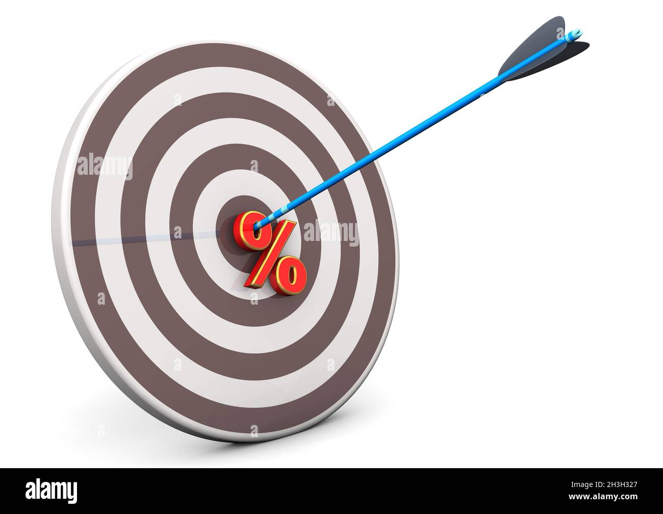 Green percentage symbol arrow Cut Out Stock Images & Pictures - Alamy