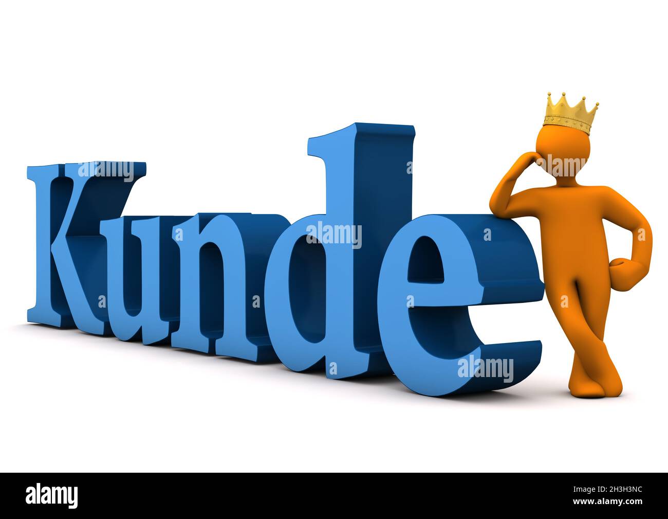 Customer With Crown Stock Photo - Alamy