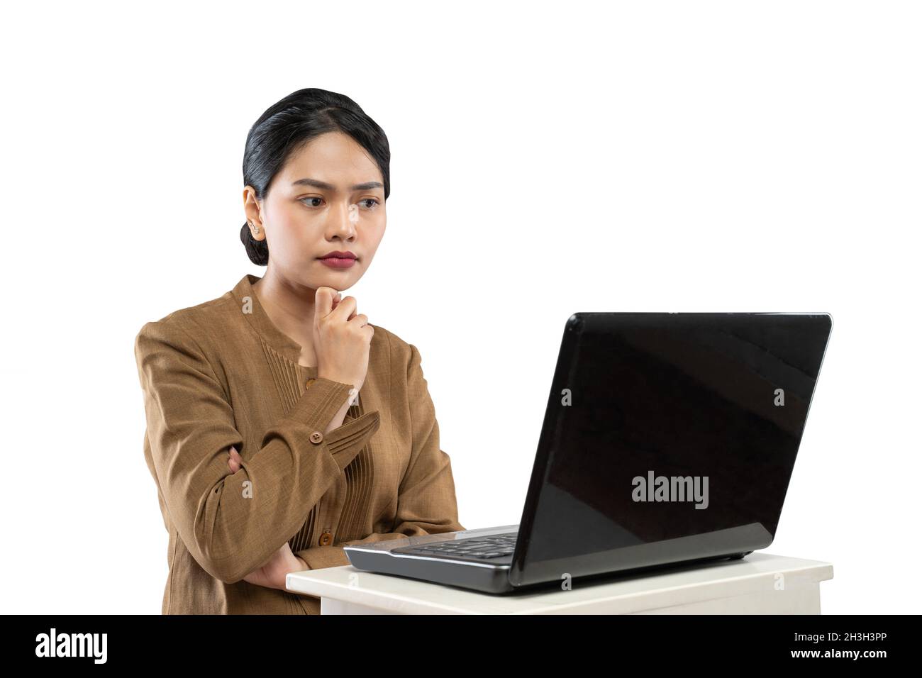 Confused government worker woman hi-res stock photography and images ...