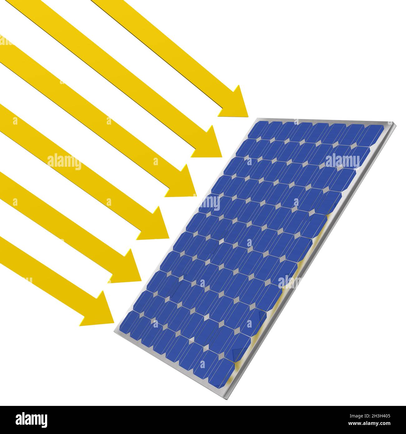 Solar Panel Sunlight Stock Photo - Alamy