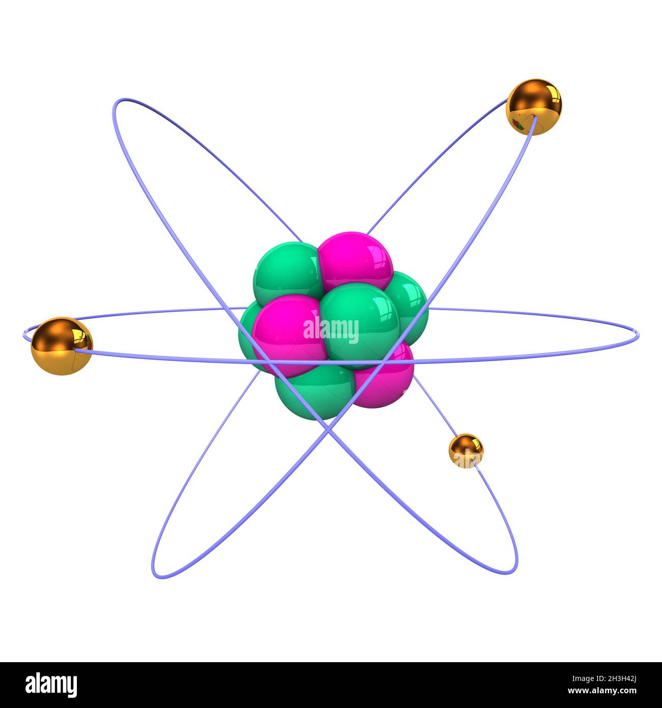 Green atom hi-res stock photography and images - Alamy