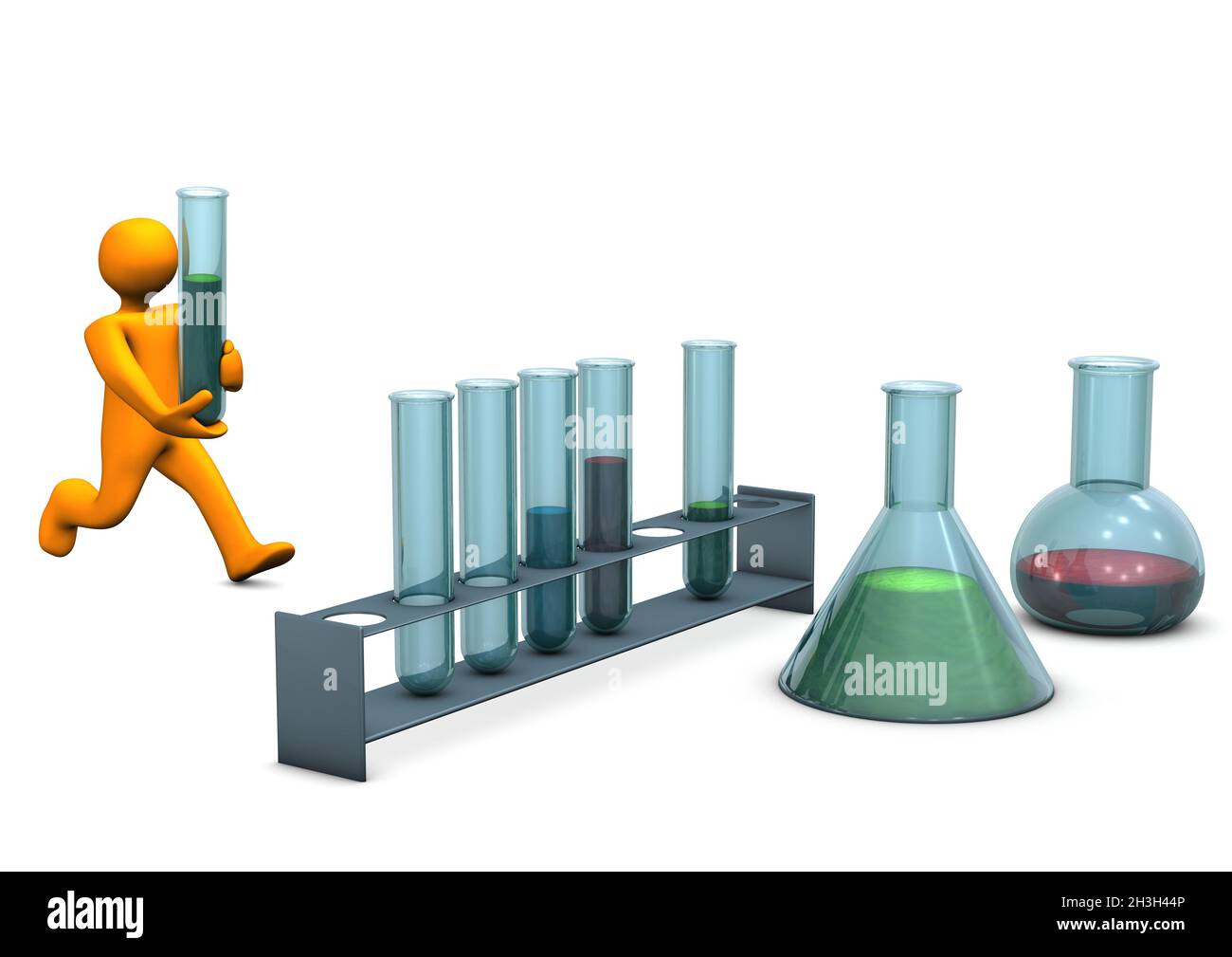 Run Chemical Experiment Stock Photo - Alamy