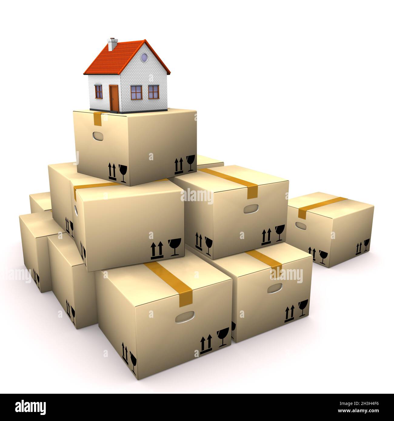 Case house Cut Out Stock Images & Pictures - Alamy