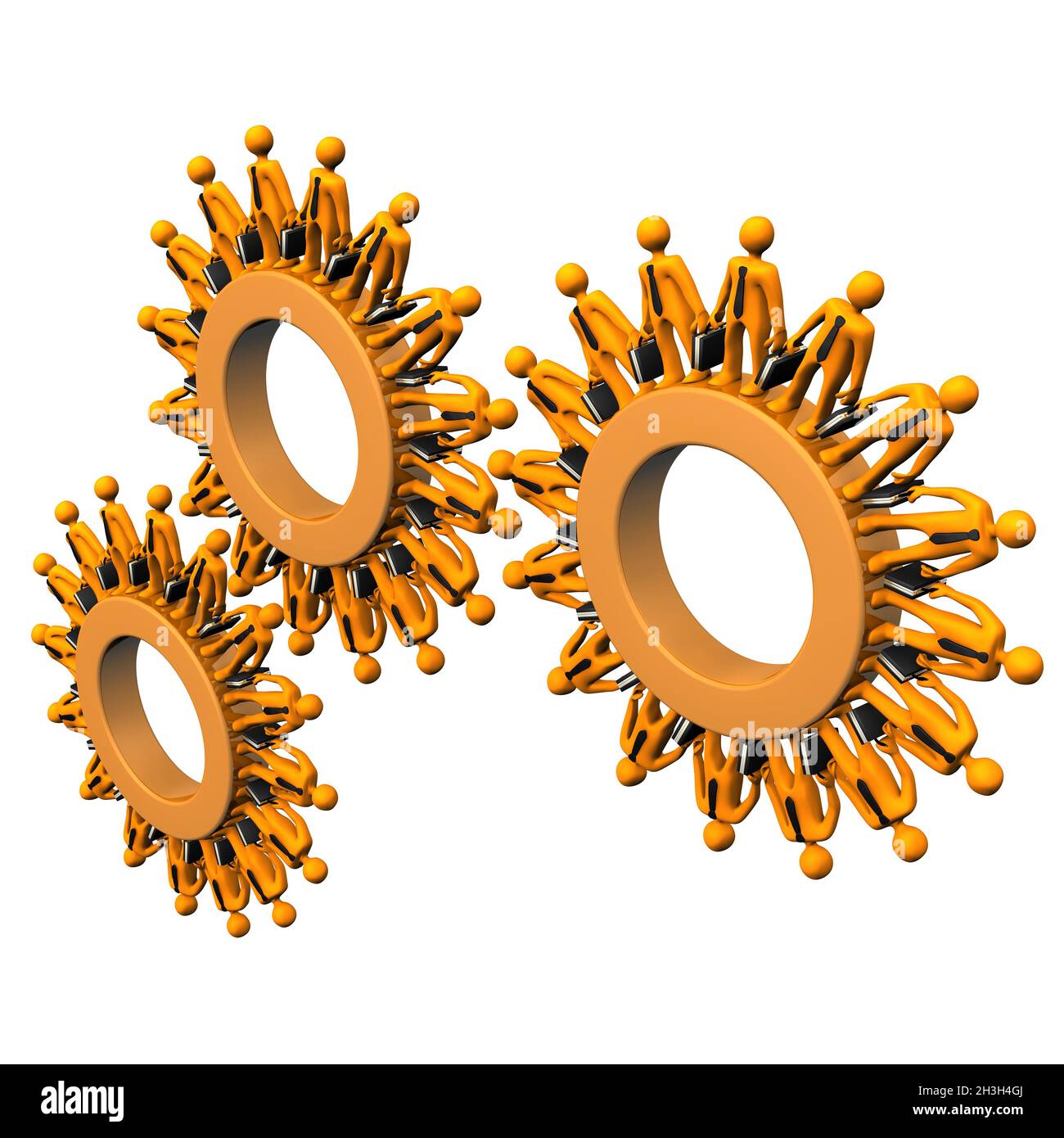 Cartoon figure businessman Cut Out Stock Images & Pictures - Alamy