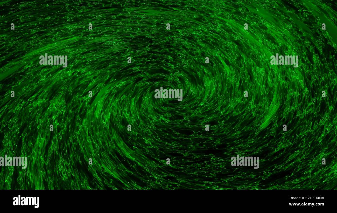 Abstract 3D neon swirl. Animation. Thick swirl of swirling neon plasma ...