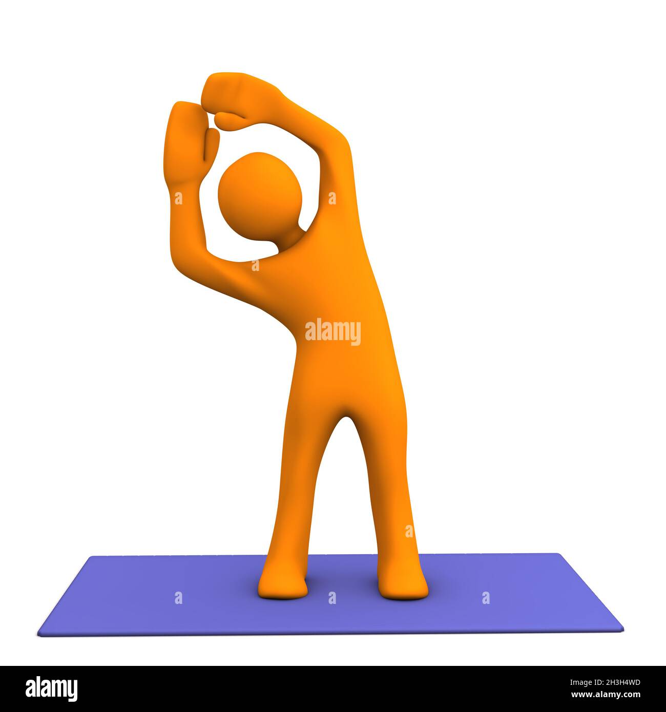 Thigh stretch yoga hi-res stock photography and images - Alamy