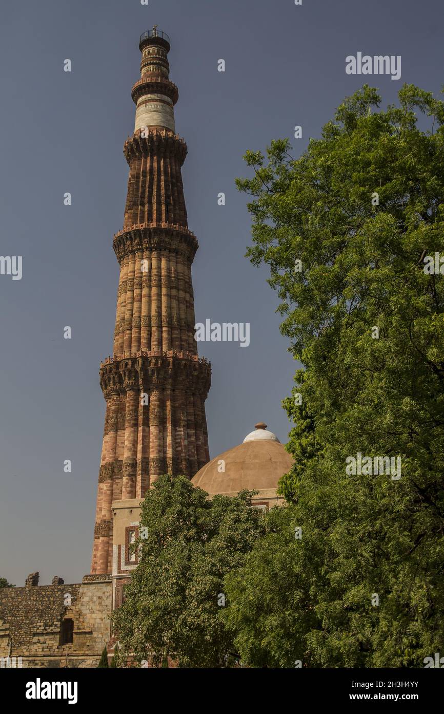 Qutb Minar in Delhi Stock Photo - Alamy