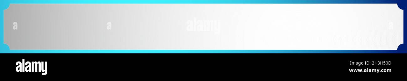 Long, oblong, wide format banner, button plaque and plaquette plate ...