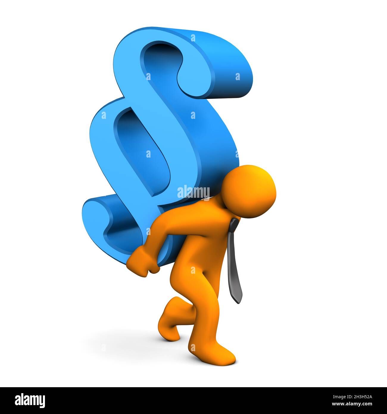 Burden cartoon hi-res stock photography and images - Alamy