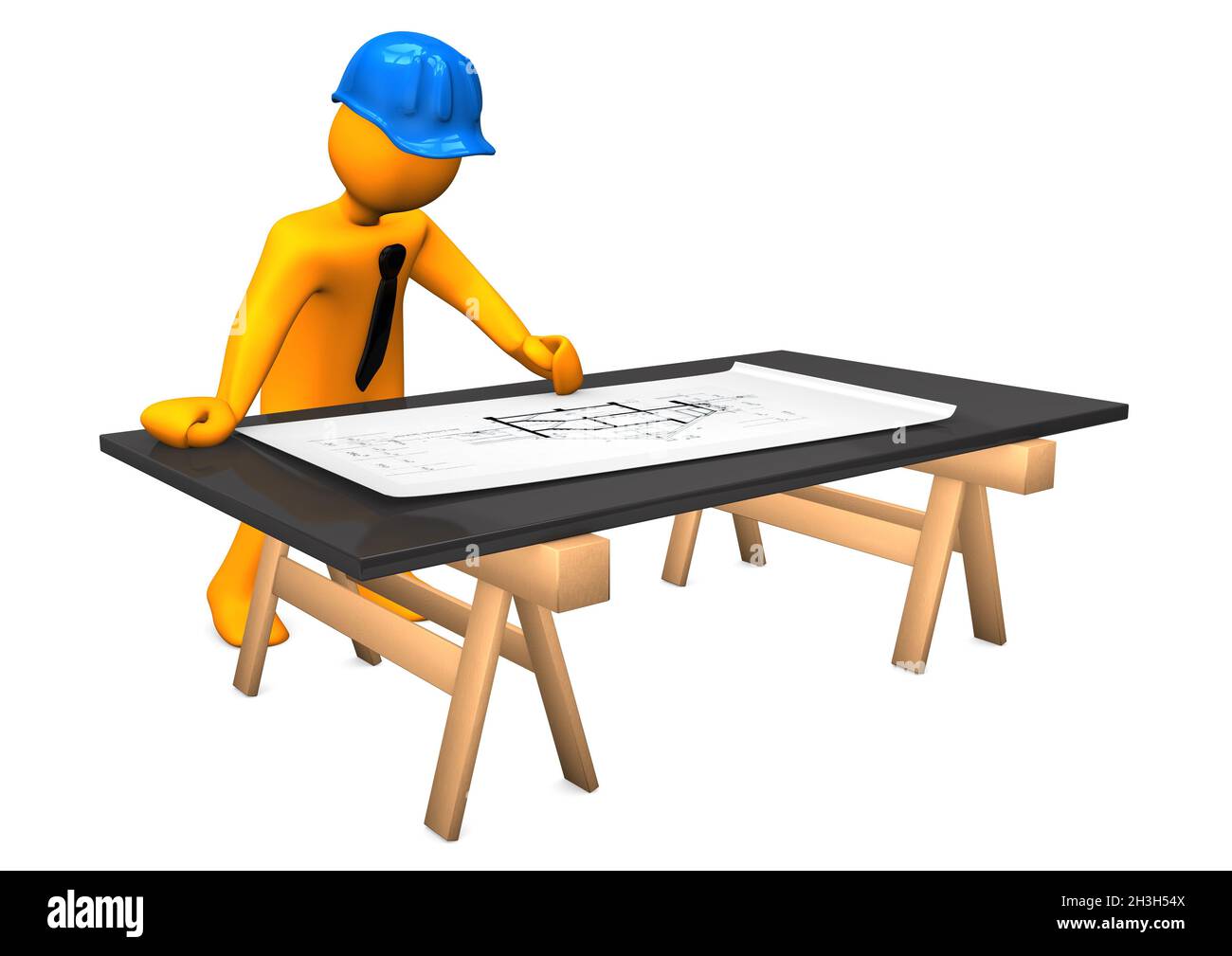 Architect engineer construction design Cut Out Stock Images & Pictures ...