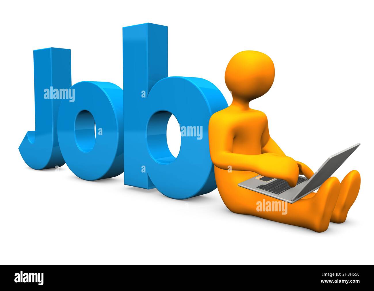 Online job search Cut Out Stock Images & Pictures - Alamy
