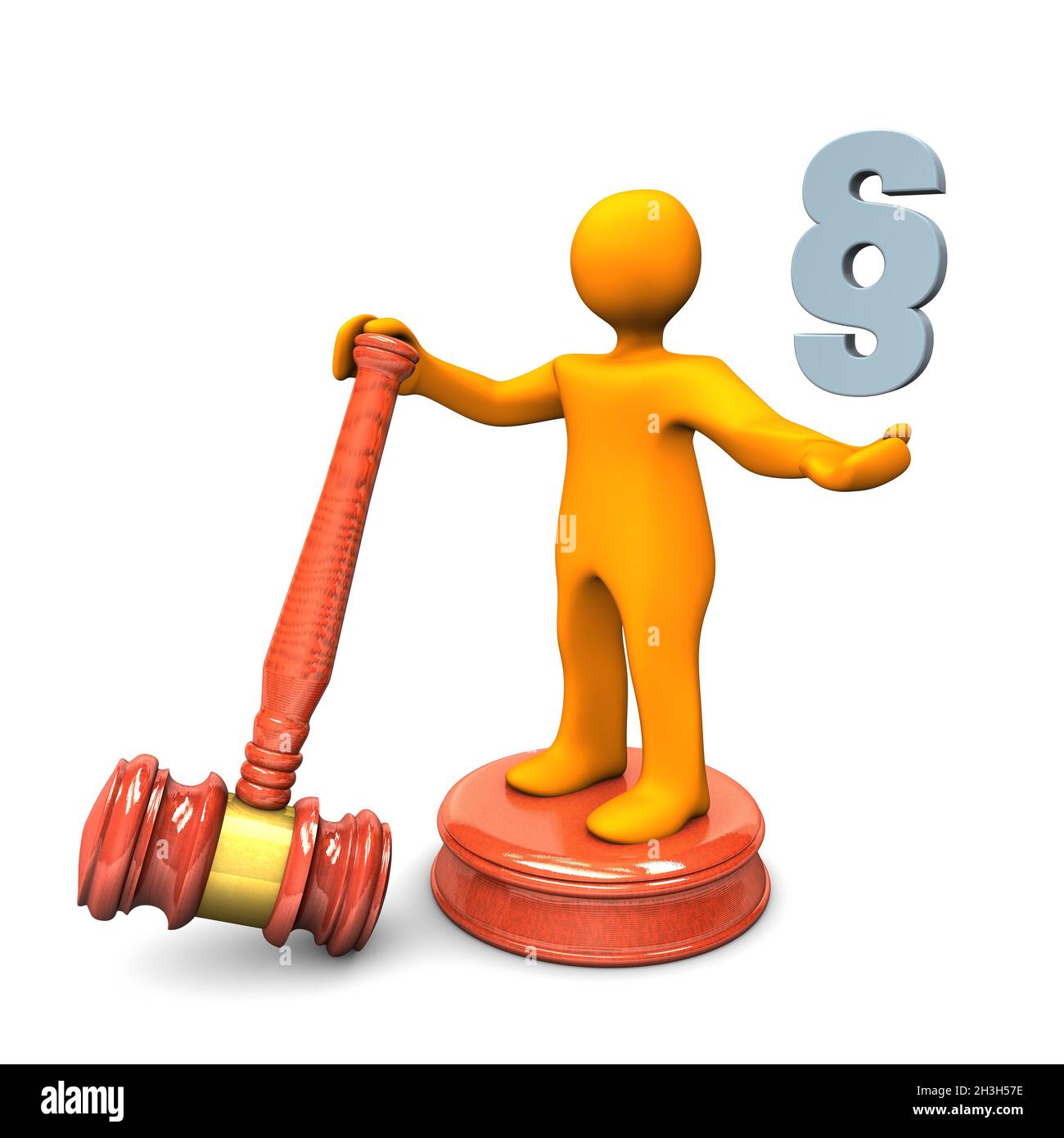 Person with hammer cartoon Cut Out Stock Images & Pictures - Alamy