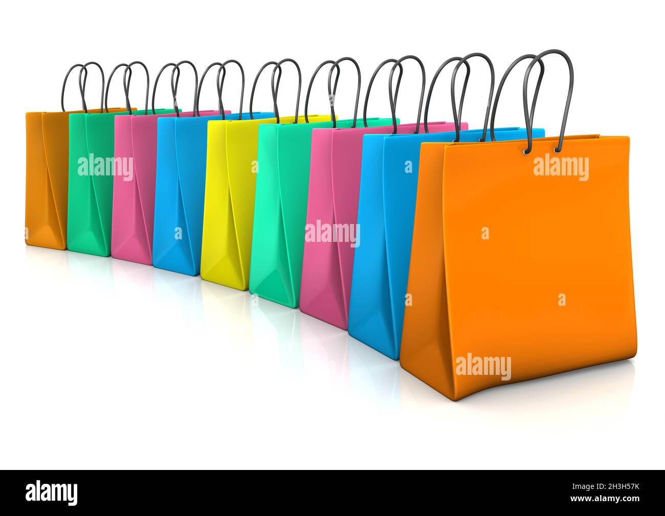 Colorful Shopping Bags Stock Photo - Alamy