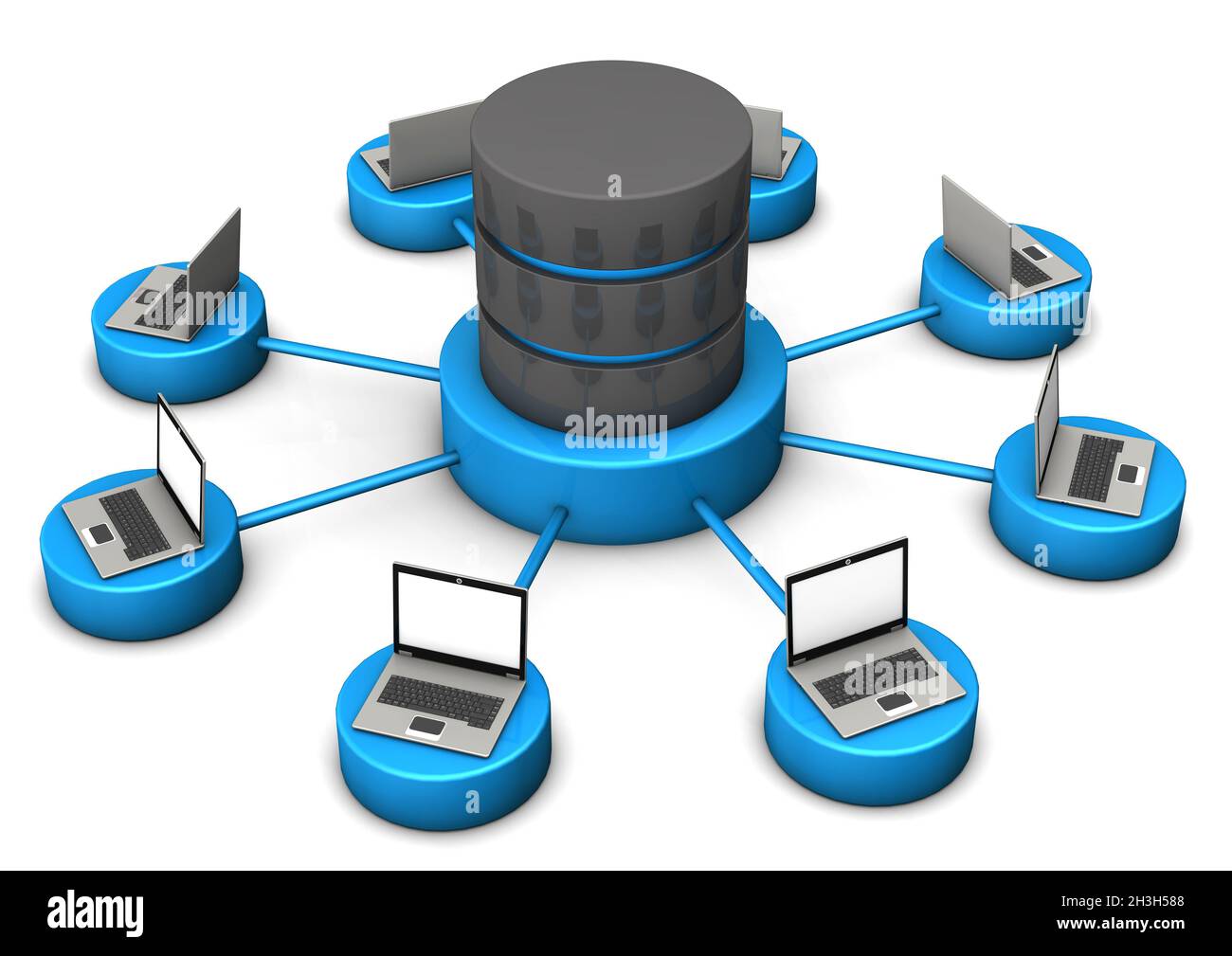 Information network database Cut Out Stock Images & Pictures - Alamy
