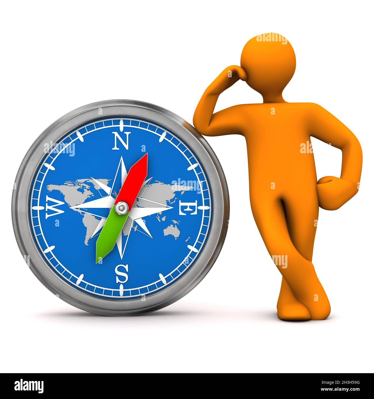 Big compass hi-res stock photography and images - Alamy