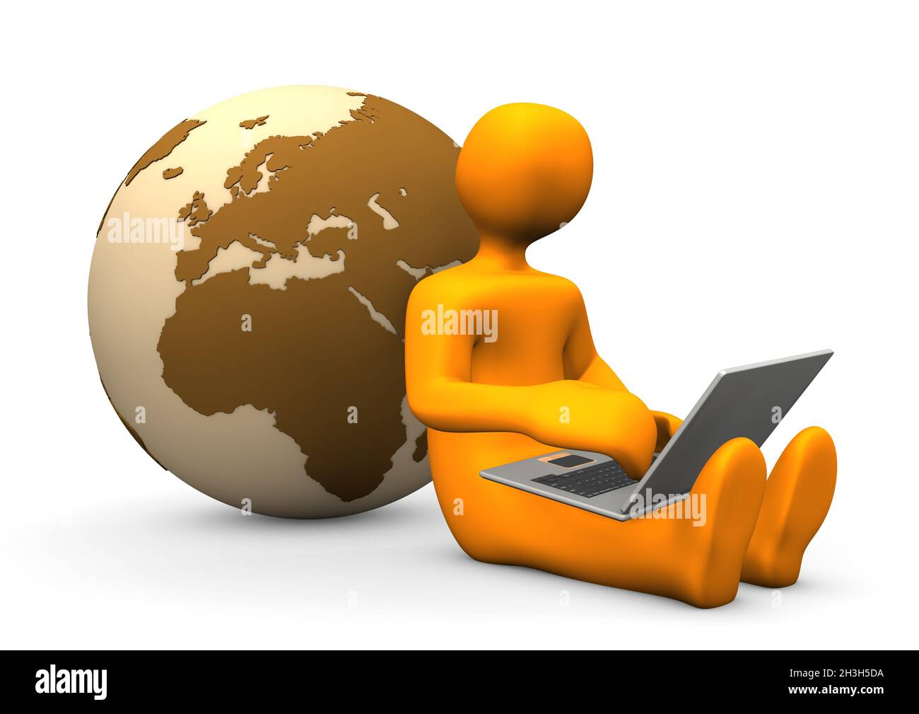 Laptop internet africa Cut Out Stock Images & Pictures - Alamy